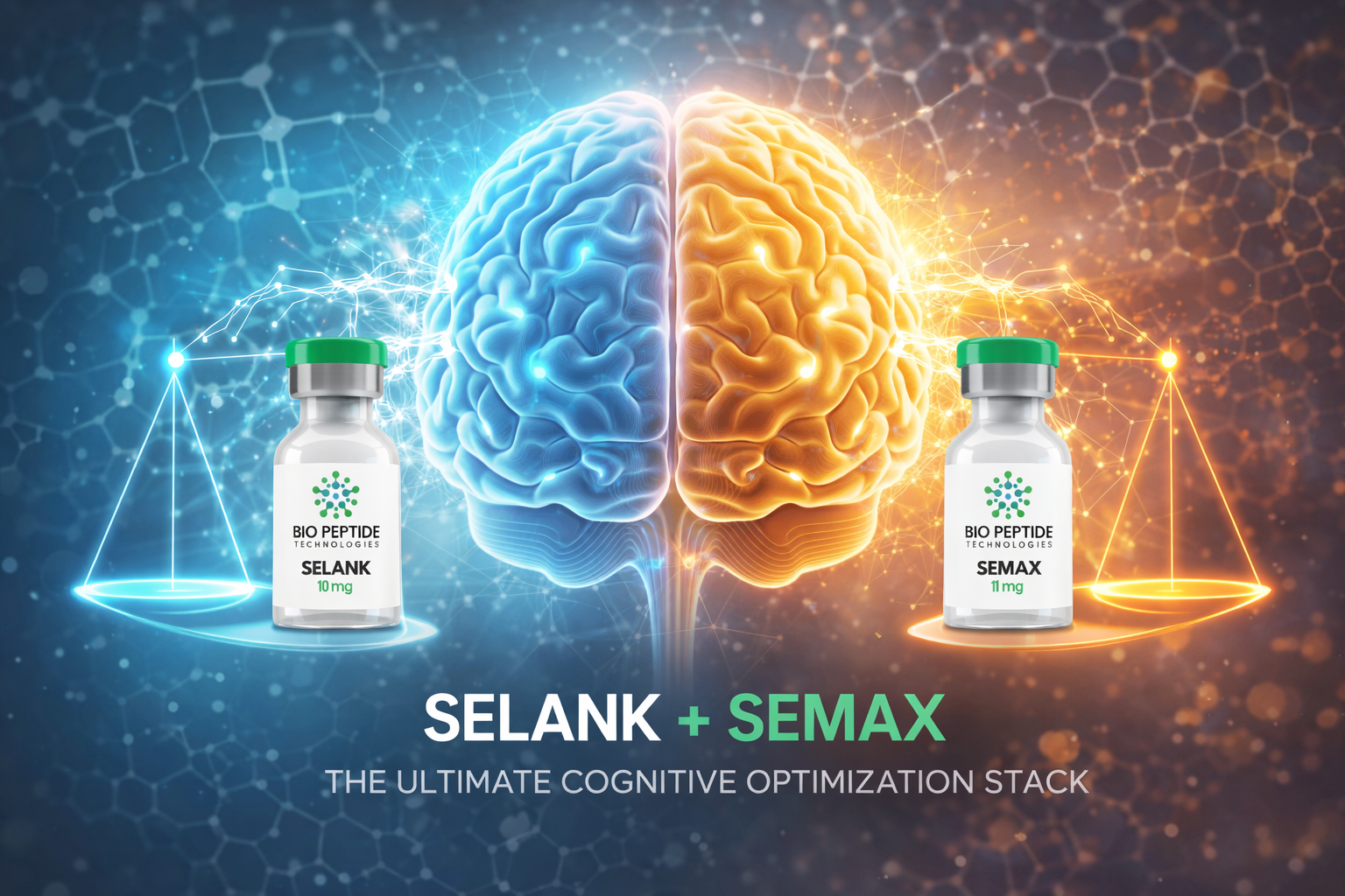 Selank & Semax: The Ultimate Cognitive Optimization Stack — Biopeptitech