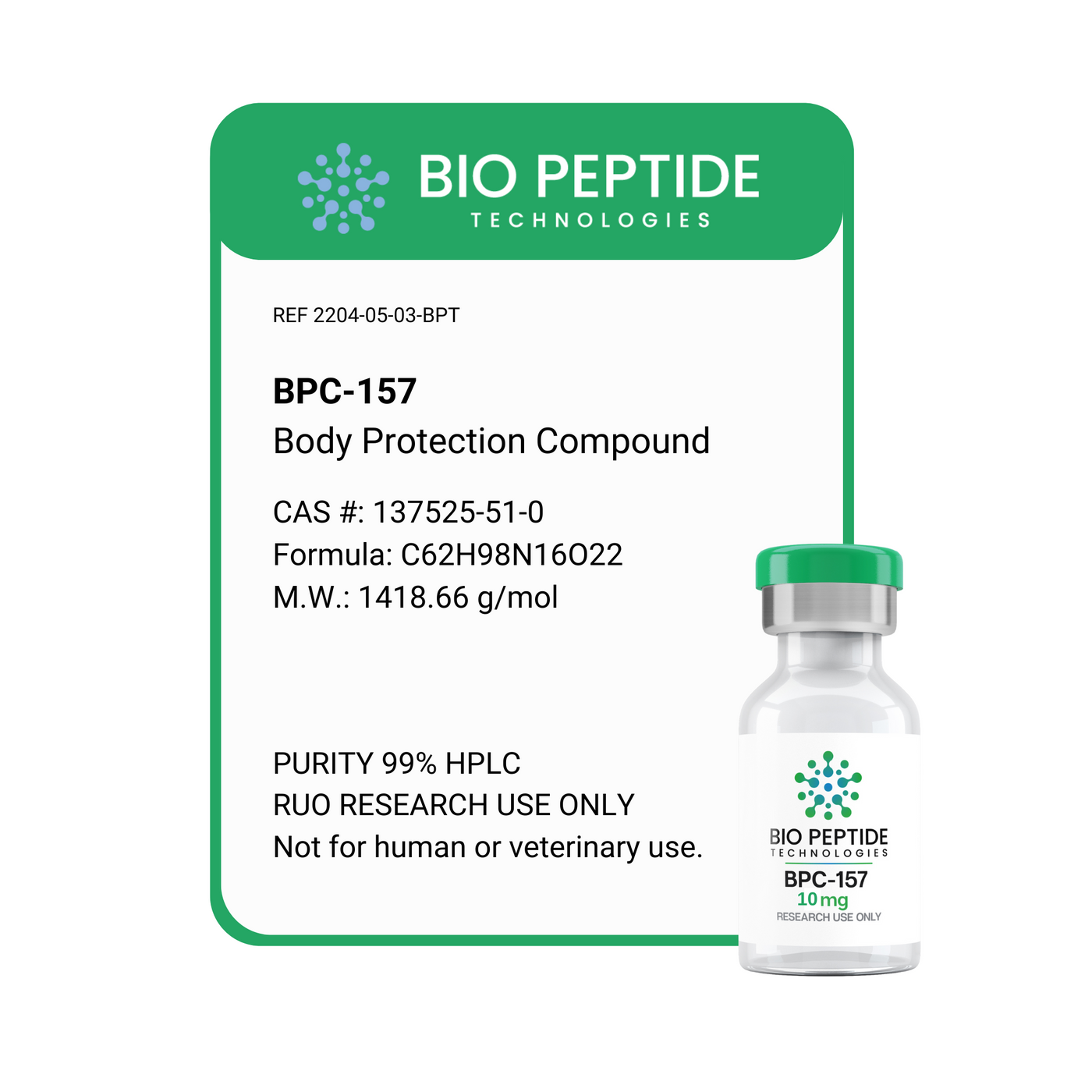BPC-157 10mg — Biopeptitech